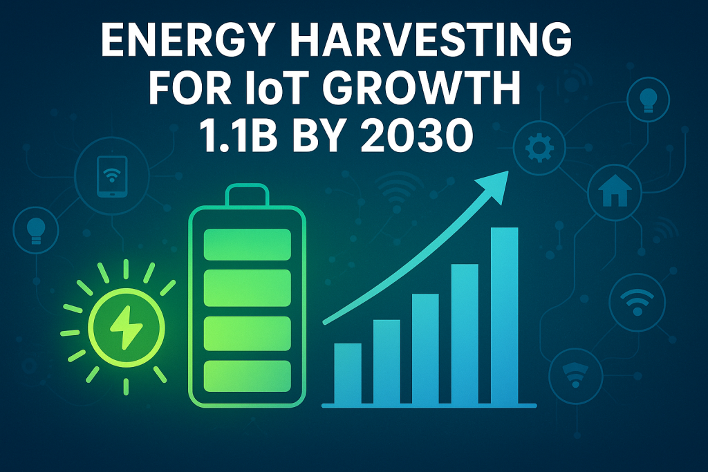 Energy Harvesting Boosts IoT Growth Hit 1.1B by 2030 - Techno Column